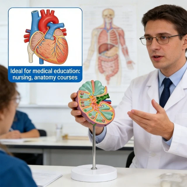 HUMAN LYMPH NODE Anatomy Model Anatomical PVC Lymphatic Structure Model ...