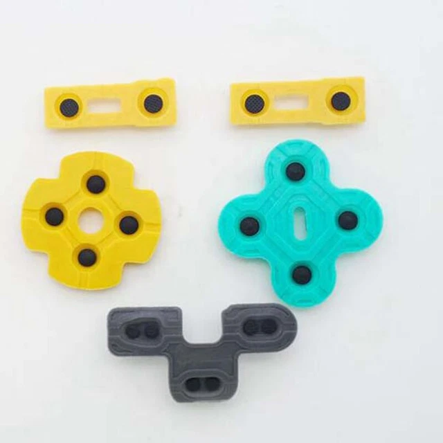 50 SETS BUTTONS Silicone Conductive Rubber Pads For PlayStation 2 PS2 ...