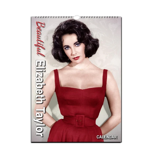 BEAUTIFUL ELIZABETH TAYLOR personalised | 2025/26 Calendar Choose start ...