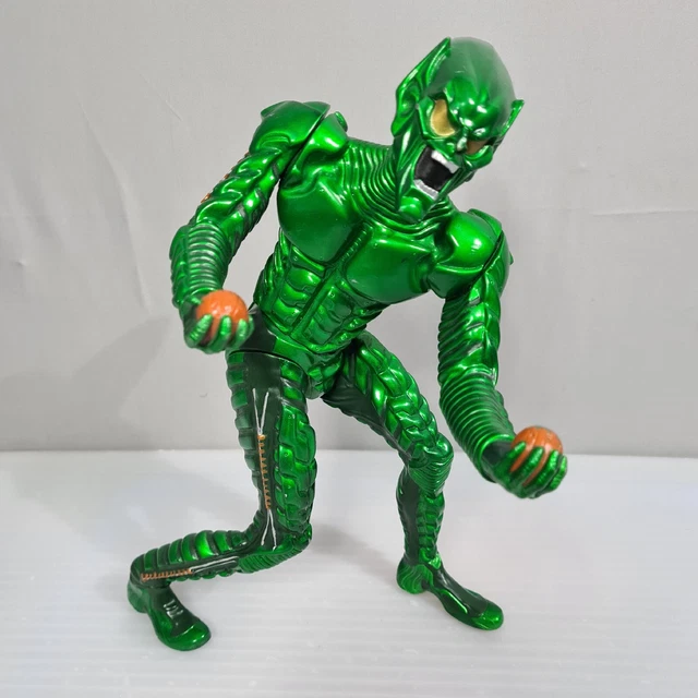 MARVELS GREEN GOBLIN 2002 Spider Man Action Figure Posable 30cm 12" $35 ...