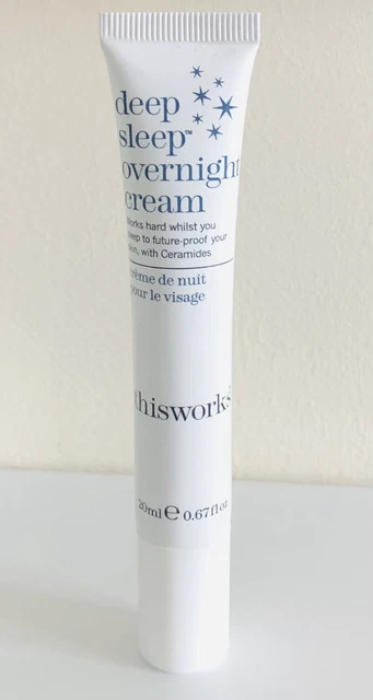 THIS WORKS DEEP Sleep Overnight Face Cream With Ceramides 20ml Travel ...
