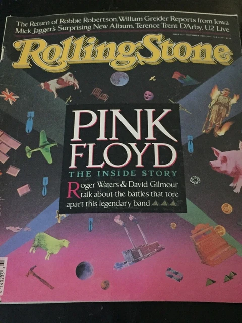 ROLLING STONE MAGAZINE 1987, Pink Floyd, Roger Waters, David Gilmour ...