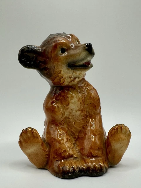 RARE VINTAGE 1950’S Goebel Ceramic CW30 Brown Bear Cub ‘Petz’ 13cm High ...
