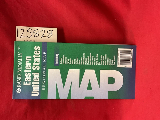 RAND MCNALLY EASTERN United States Regional Map Alab... £11.17 ...