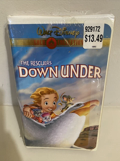THE RESCUERS DOWN Under (VHS, 2000, Gold Collection Edition) SEALED $8. ...