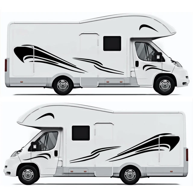 UNIVERSAL FITMENT RV Motorhome Caravan Horsebox Campervan Graphics ...