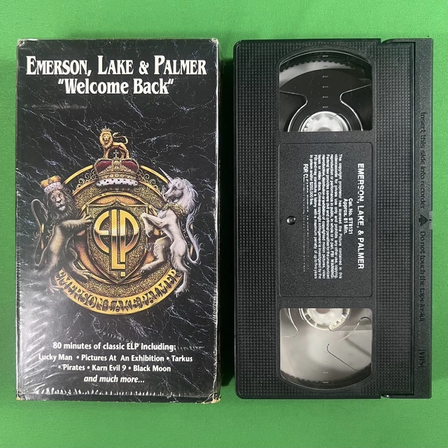 EMERSON, LAKE AND Palmer Welcome Back 1992 Strand ST 8121 VHS NM In ...