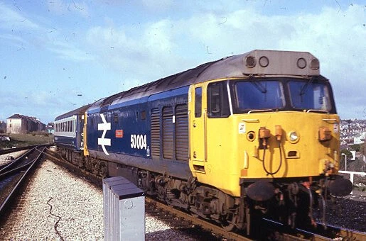 ORIGINAL COLOUR SLIDE of 50004 BR class 50 diesel loco £2.25 - PicClick UK