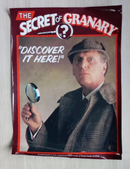 DOCTOR WHO 1980'S Tom Baker The Secret of Granary A4 Window Sticker. £9 ...