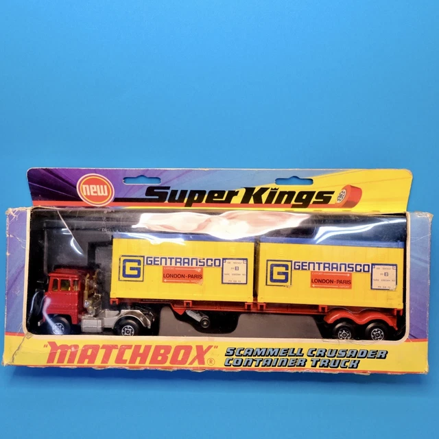 MATCHBOX SUPER KINGS K17 Scammell Crusader Container Lkw - Verpackt EUR ...