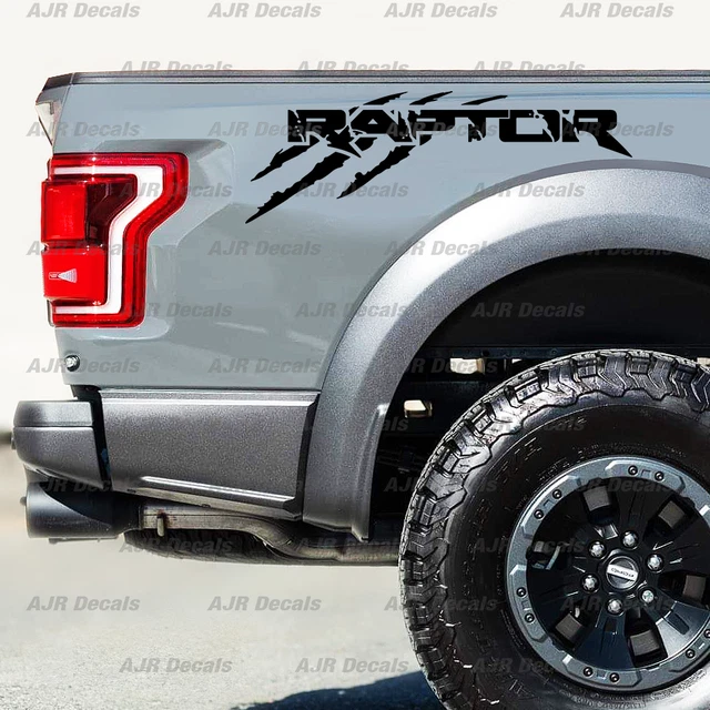 RAPTOR SCRATCHES DECALS Fits Ford Bedside Truck Sticker Vinyl in 6 ...
