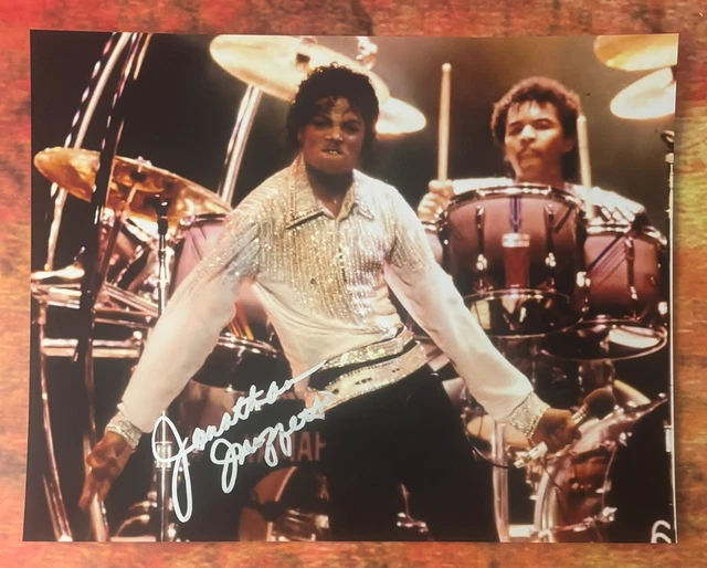 GFA MICHAEL JACKSONS Drummer Jonathan Moffett Signiert 11x14 Foto ...
