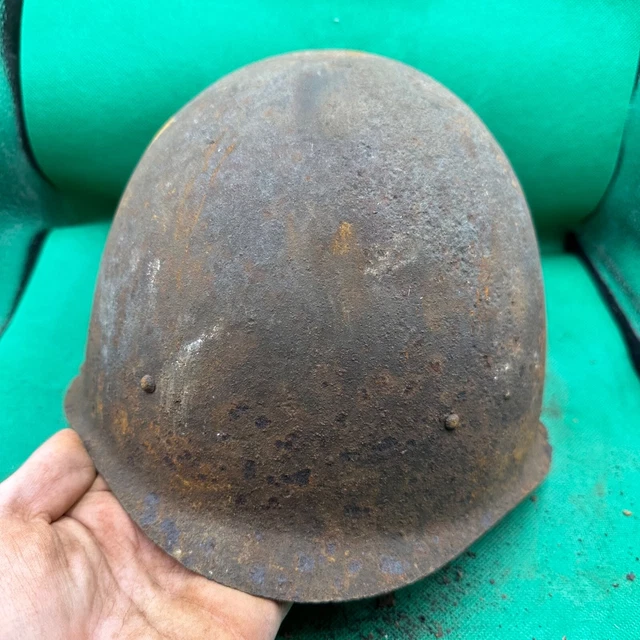 RELIC WW2 RUSSIAN Army Ssh 40 Original Combat Helmet - Russian Front ...