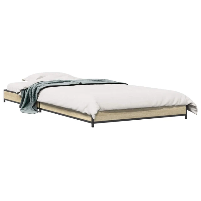 BED FRAME ENGINEERED Wood Modern Bedroom Furniture Home & Garden Frames ...