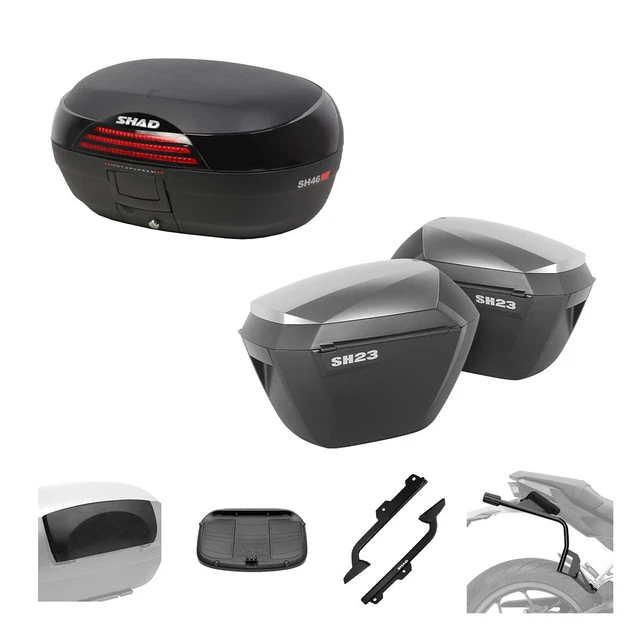 KIT SHAD TOP Case SH46 Et Valises SH23A 3P CF MOTO 800 NK 2023-2025 EUR ...