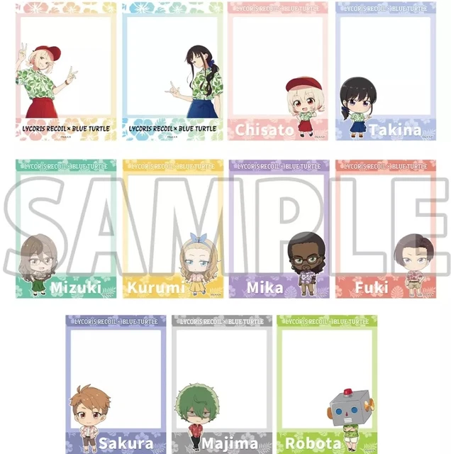 CHARACTER CARD SET of 11 types "Lycoris Recoil Miyako Lycoris! 2025 in ...