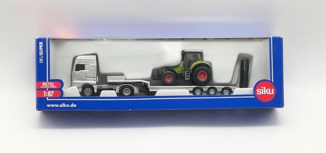 SIKU 8124 ,,MAN Tieflader mit Claas Traktor ,,NEU in OVP,, Siku Super 1:87 EUR 24,95 - PicClick DE