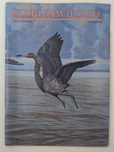 FLORIDA WILDLIFE MAGAZINE July-August 1989 Volume 43 Number 4 Vintage ...