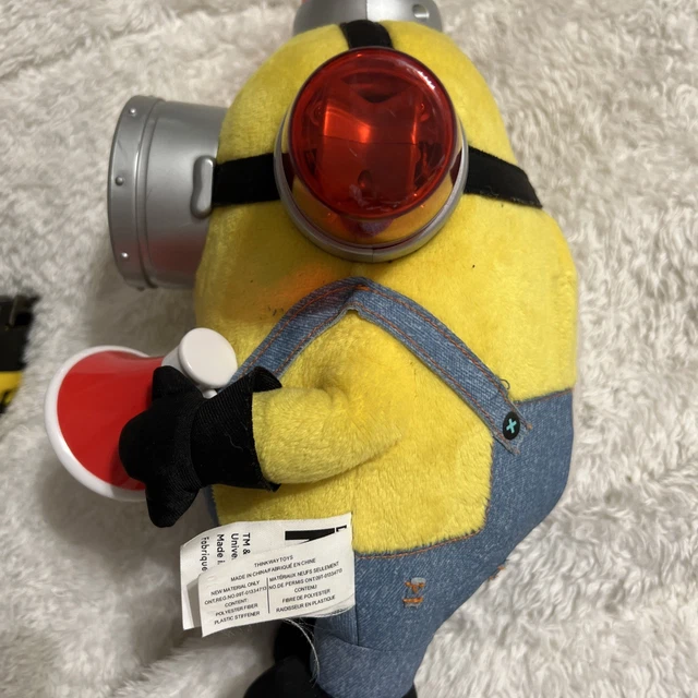 12& BEE-DO FIREMAN Minion interactive Despicable me with sounds and ...