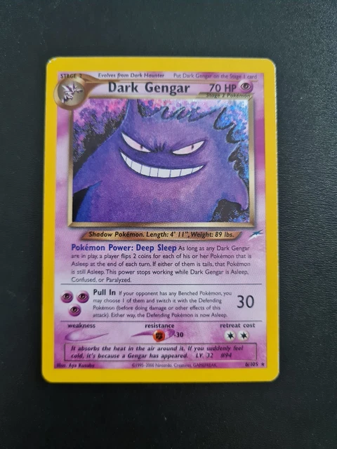 POKEMON CARD - Dark Gengar - Neo Destiny 6/105 Holo Rare LP $141.31 ...