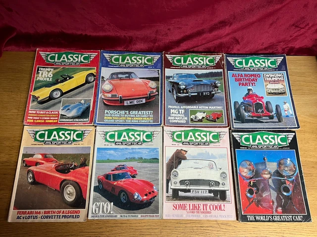 VINTAGE CLASSIC AND Sportscar Magazines YEARS 1983 (1) 1985 (3) 1986 (4 ...