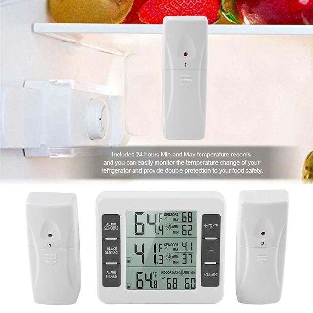 RELIABLE WIRELESS THERMOMETER for Fridge and Outdoor Temperature ...