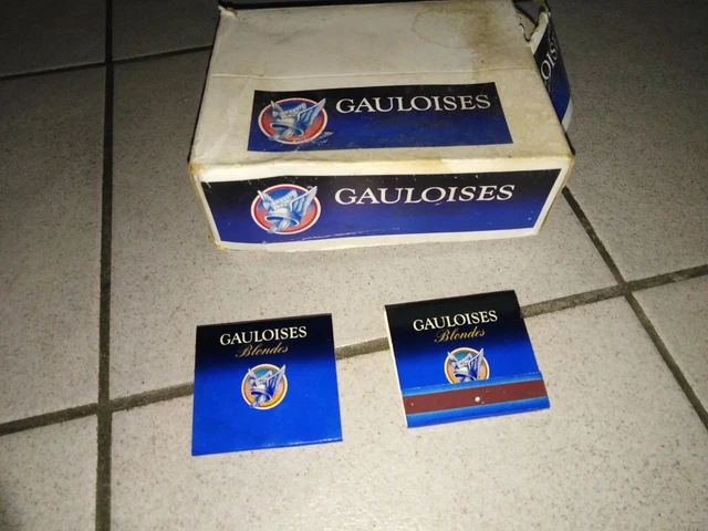 BOÎTE PRÉSENTOIR D'ANCIENNES allumettes Gauloises café tabac EUR 49,00 ...