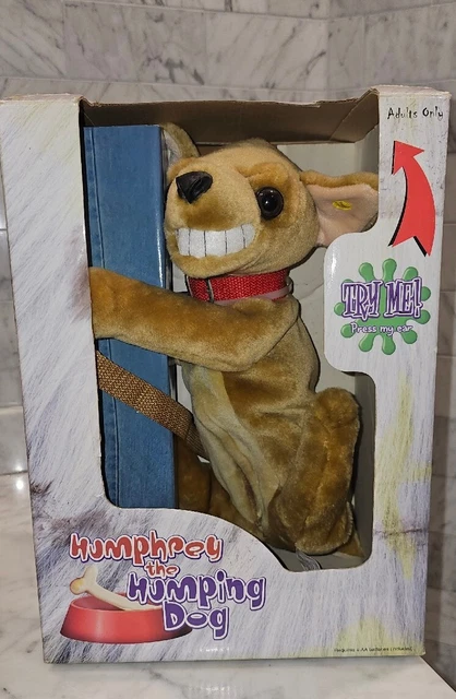 💥 2004 GEMMY Humphrey the Humping Dog Chihuahua NEW IN BOX WORKS FREE ...