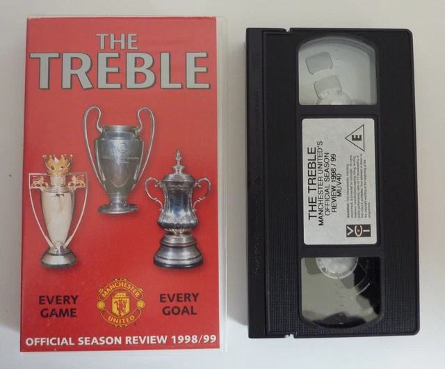 MANCHESTER UNITED - The Treble - Official Season Review 1998/99 (VHS ... MANCHESTER UNITED - The Treble - Official Season Review 1998/99 (VHS ...