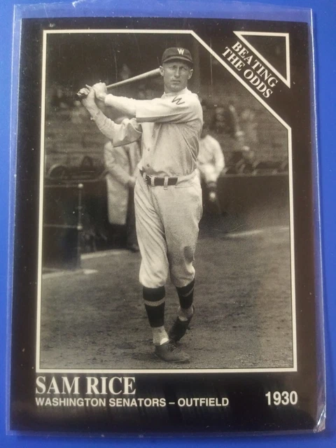 1993 THE SPORTING News Conlon Collection Sam Rice Card #887 Washington ...