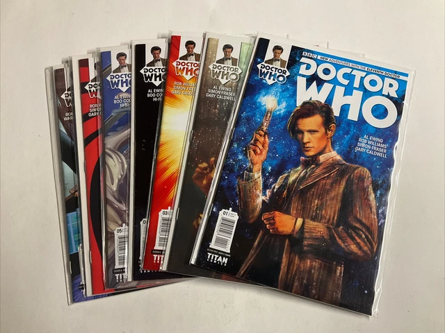 LOTTO DOCTOR WHO Eleventh Doctor 1-10 14 15 più Wizard set da corsa ...