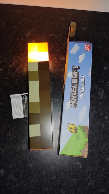 MINECRAFT GAME TORCH Lamp Led Night Light Home Decors USB Rechargeable ...