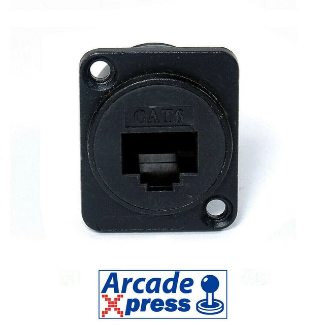 ETHERNET NETWORK FEEDTHROUGH Female Pass Through Panel Mount Breakout ...