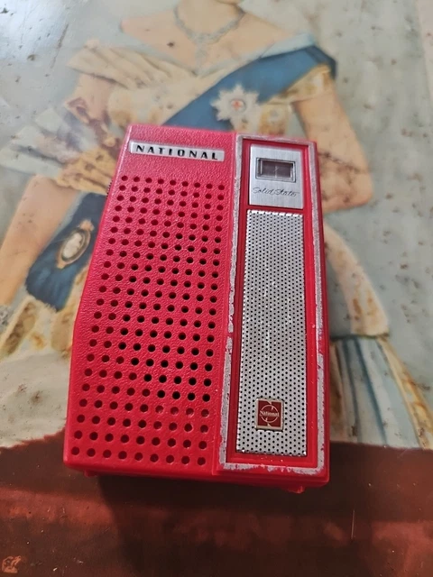 VINTAGE NATIONAL SOLID State Am Transistor Radio $5.00 - PicClick AU