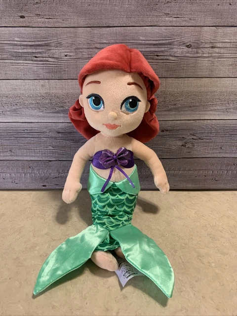 DISNEY STORE ANIMATORS Collection 12” Ariel Little Mermaid Plush ...