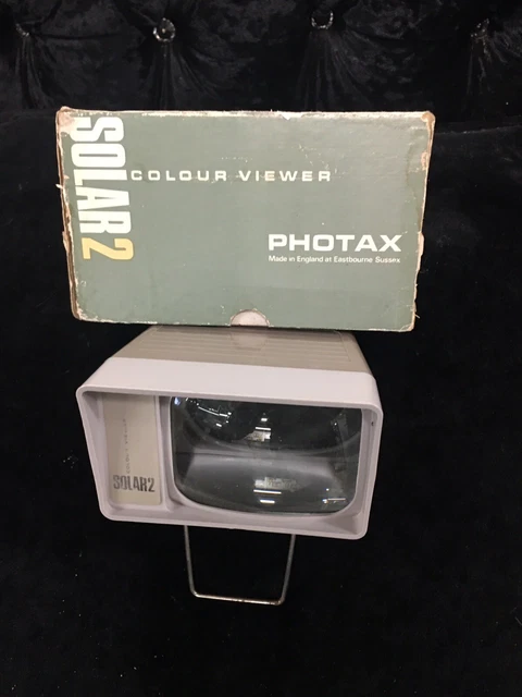 VINTAGE PHOTAX SOLAR 2 Colour Slide Viewer - Boxed £7.50 - PicClick UK