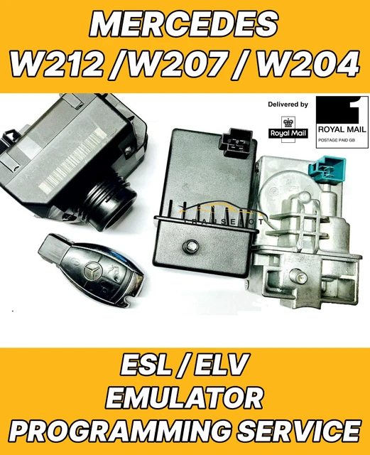 MERCEDES BENZ W212 W207 W204 Steering Lock Esl Elv Emulator Programming ...