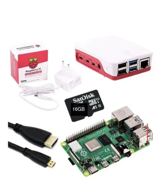 KIT RASPBERRY PI 4 Model B 1GB RAM EUR 109,00 - PicClick FR