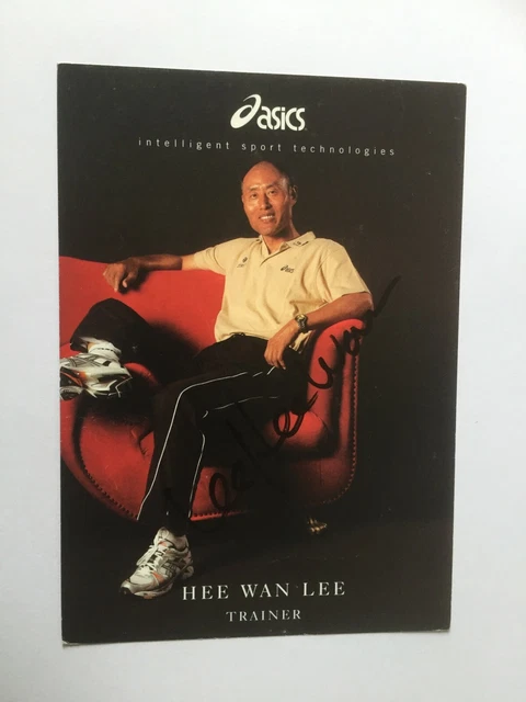 AUTOGRAPH HEE WAN LEE - Deceased Volleyball - Nat. Coach - Original ...