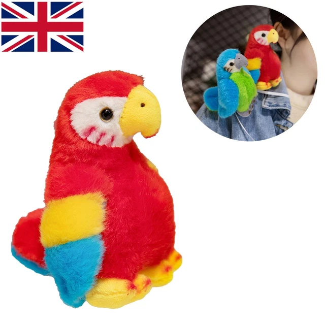 PIRATE PARROT PLUSH Shoulder Stuffed Party Costume Accessories Animal ...