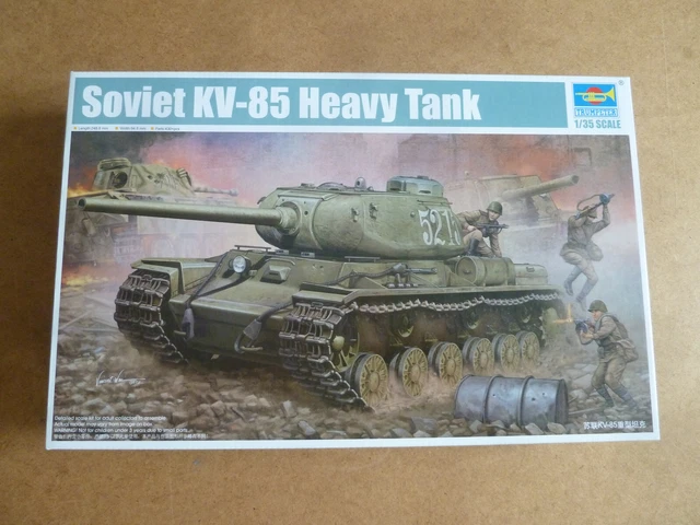 TRUMPETER 01569 SOVIET KV-85 Heavy Tank 1:35 EUR 25,00 - PicClick DE