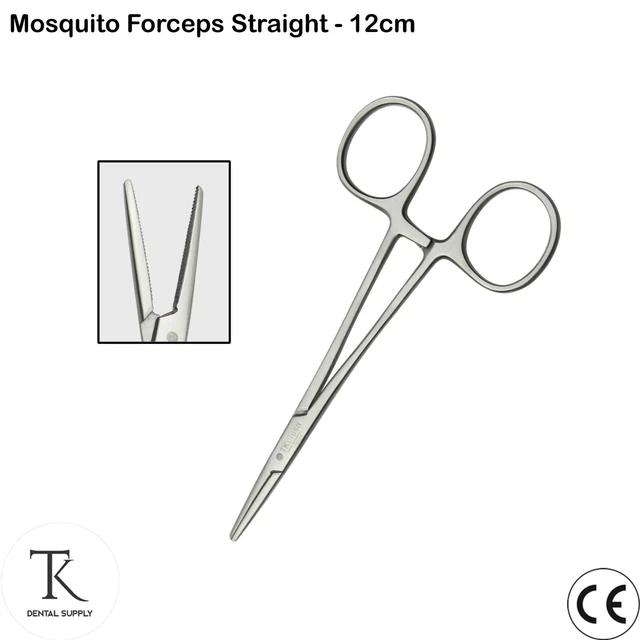 HALSTED MOSQUITO FORCEPS Straight 12cm Hemostatic Tweezers Surgery ...