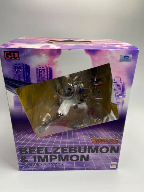 MEGAHOUSE G.E.M. SERIES Digimon Tamers Beelzebumon Beelzemon & Impmon ...