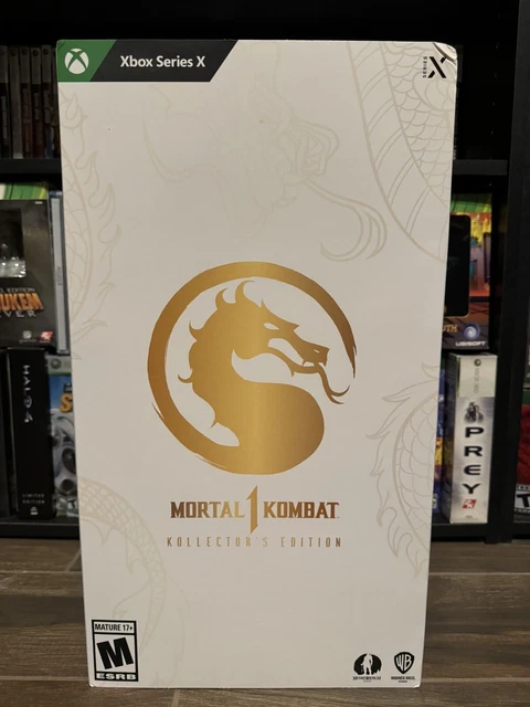 MORTAL KOMBAT 1 Kollector's Edition Liu Kang Statue + Collector's Box + Prints EUR 134,83 ...