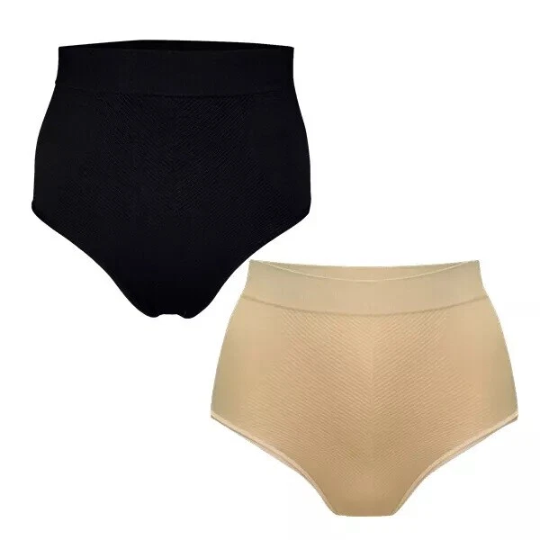 LADIES TUMMY TUCK Bum Lift Control Body Shapeware Slimming Knickers £9. ...