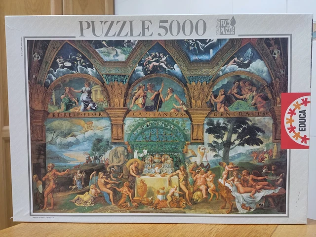 EDUCA PUZZLE 5000 The Marriage of Psyche and Cupid No. 7463 FACTORY SEALED BAG £149.04 - PicClick UK