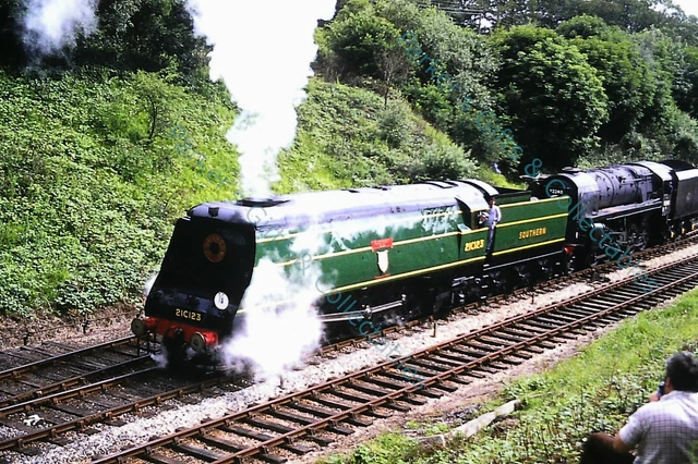 35mm Railway Slide Southern Railway Steam Locomotive No 21c123 17b51 £3 99 Picclick Uk