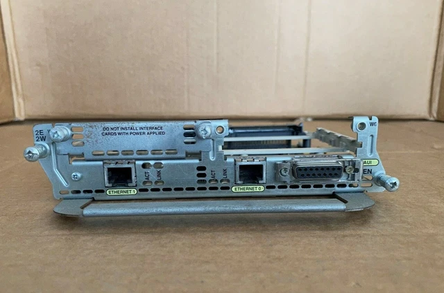 CISCO NM-2E2W (2-PORT Ethernet & WIC Network Module) For Cisco Routers ...
