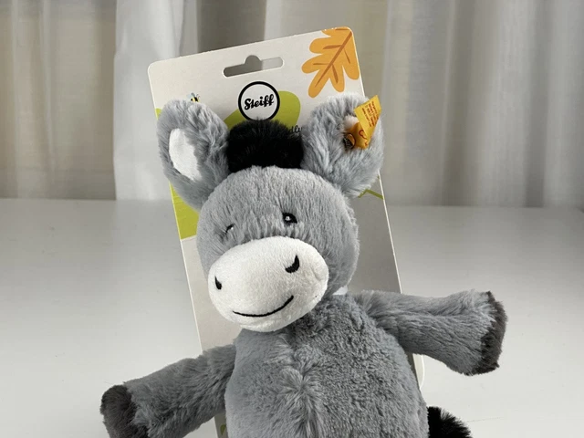 BOÎTE À MUSIQUE Steiff Tier 242496 Dinkie Âne 26 cm. Excellent état EUR ...