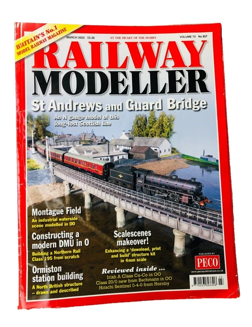 MAGAZINE RAILWAY MODELLER Train Model Railway Mag Peco March 2022 ra £6 ...